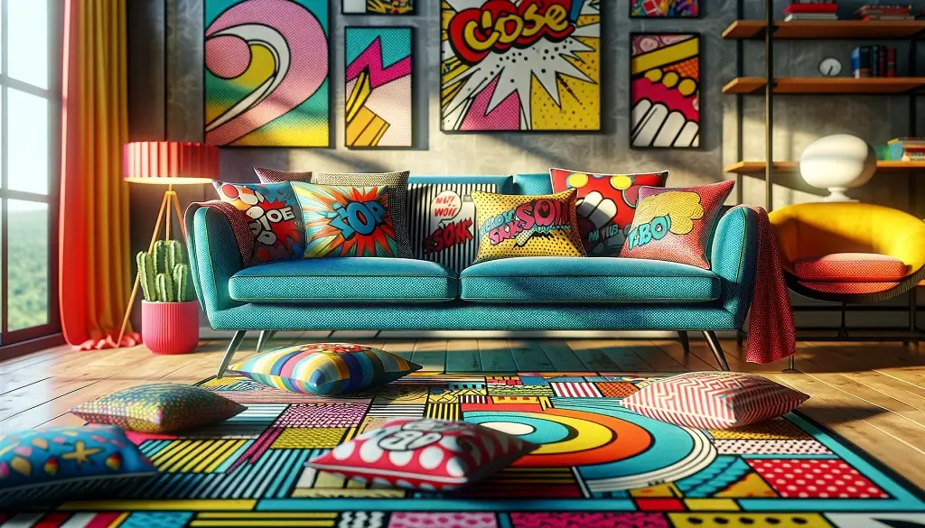Padroneggiare la Pop Art nel design d'interni